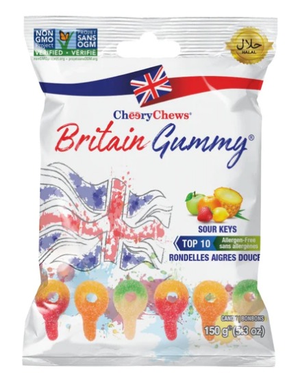 BRITAIN GUMMY SOUR KEYS Powell's Supermarkets
