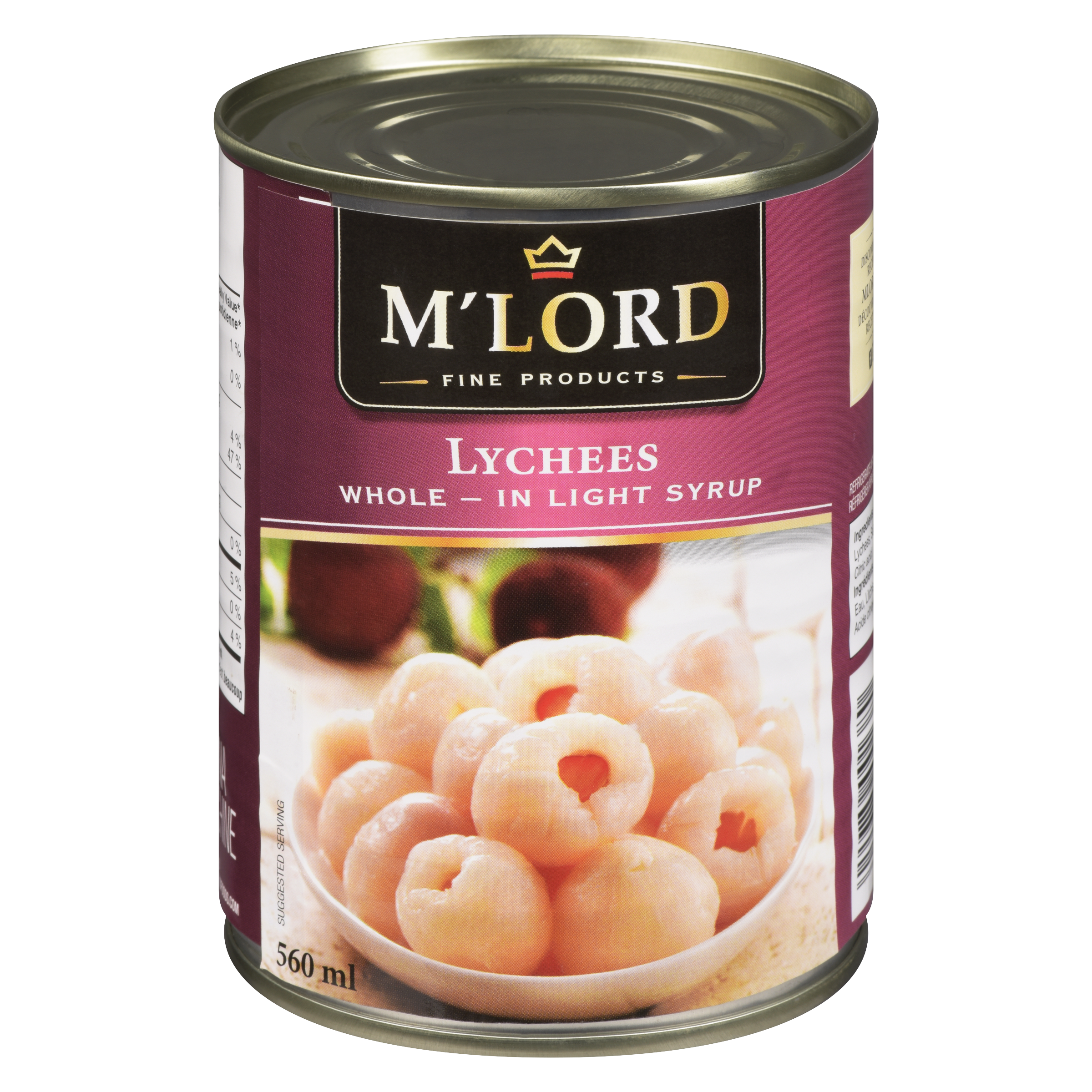 M'LORD LYCHEES WHOLE LT SYRUP Powell's Supermarkets