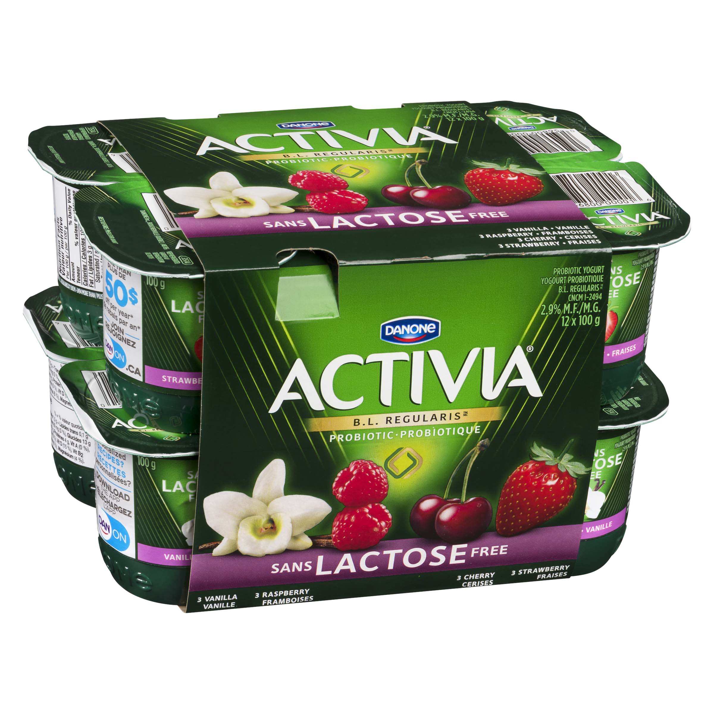 ACTIVIA LF VAN/RASP/CHER/STRAW Powell's Supermarkets