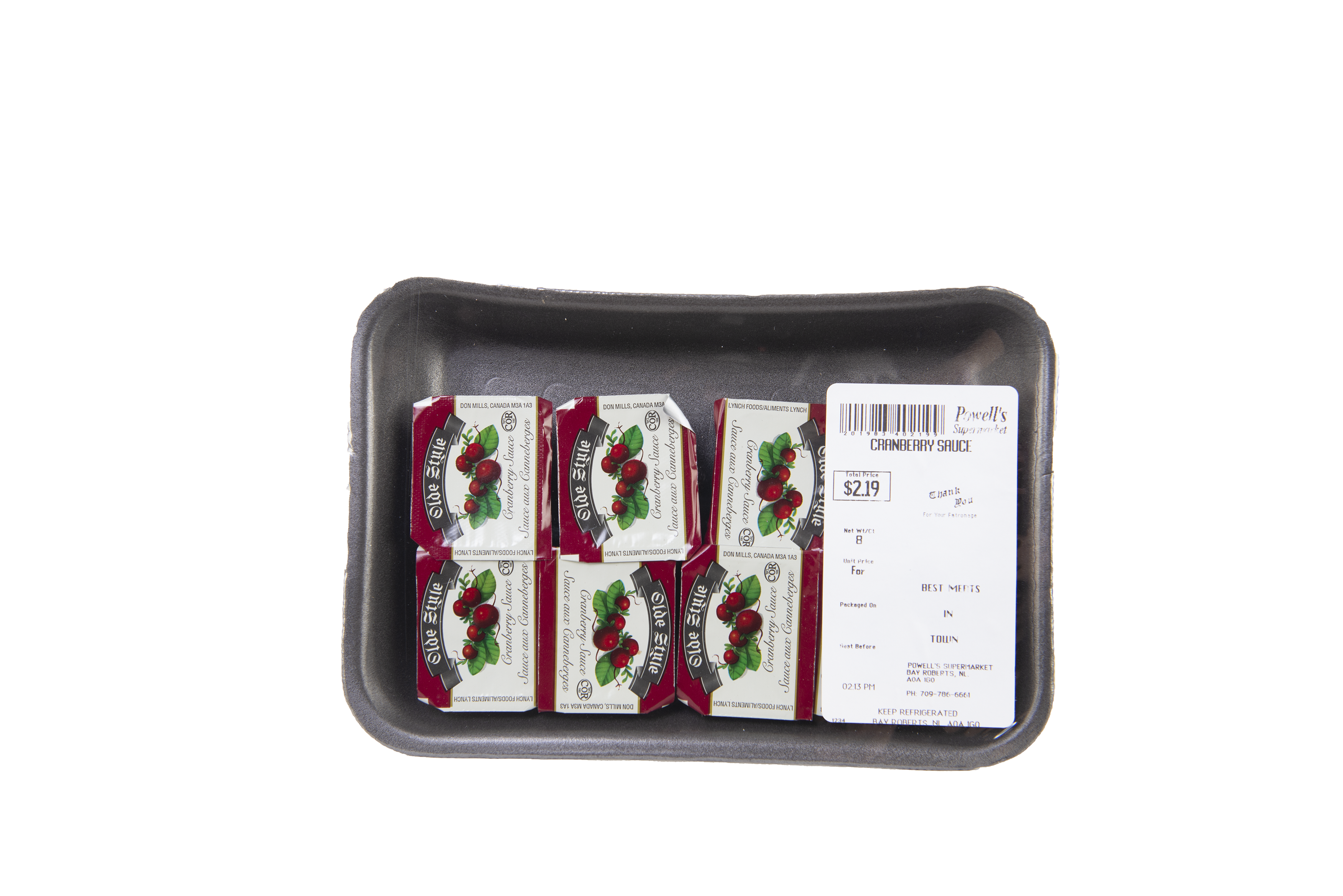 OS CRANBERRY PORTIONS Powell's Supermarkets